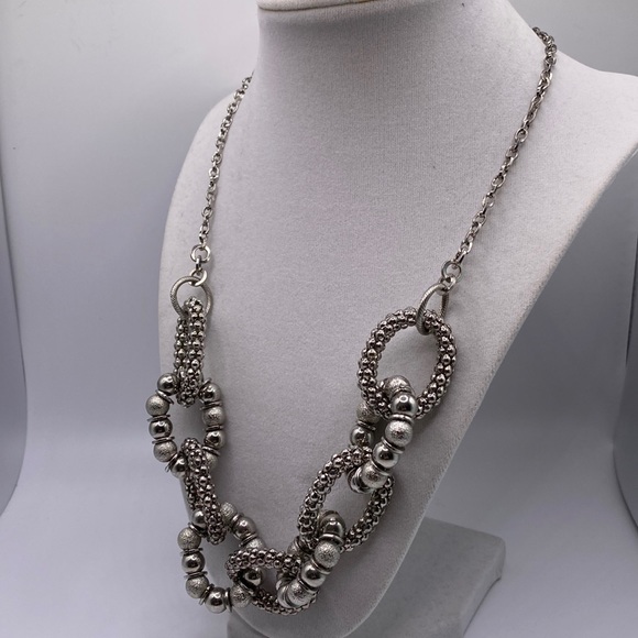 NY Collection | Jewelry | 3 For 5 Ny Chunky Silver Mesh Chain Link ...